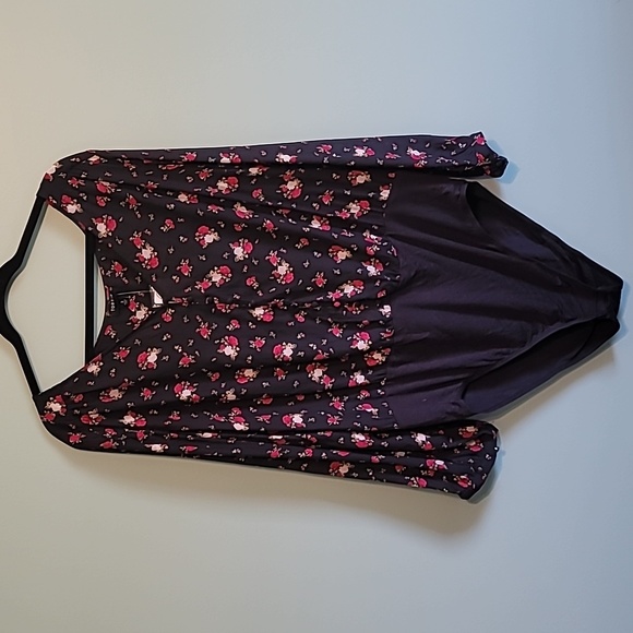 torrid | Tops | Nwt Torrid Floral And Black Body Suit Size 2224 | Poshmark